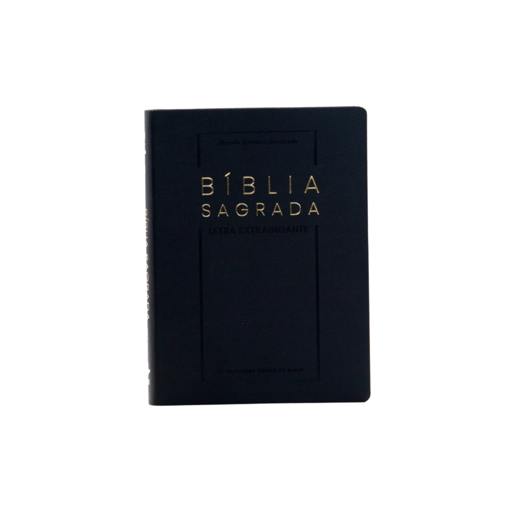 Bíblia ARC Letra Extragigante Com índice Preta - Livraria Shalom